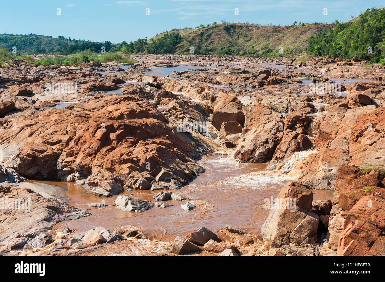 Betsiboka river red river madagascar Banque de photographies et d ...
