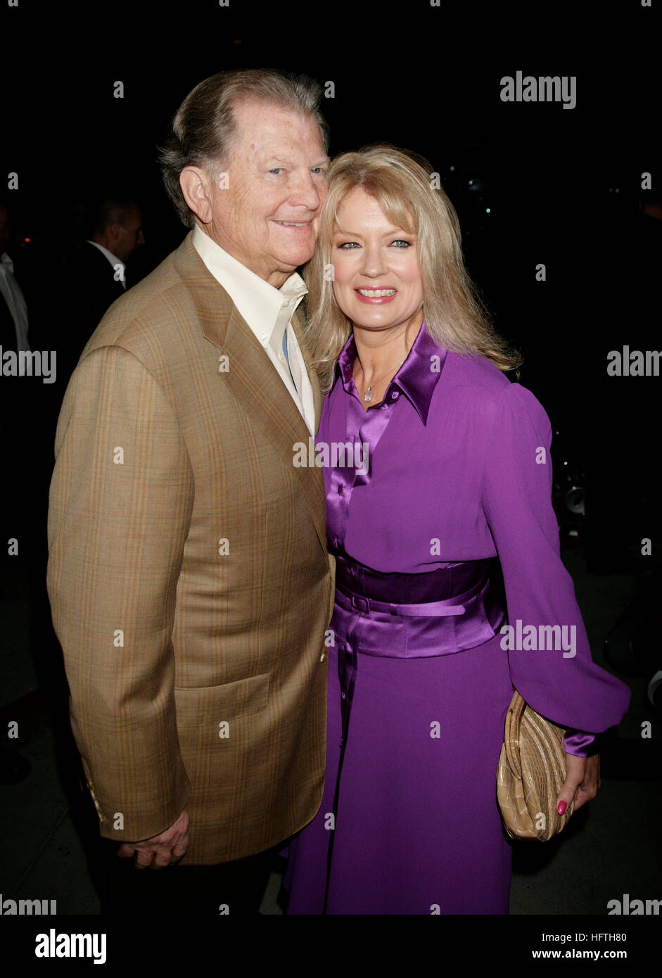 Mary Hart et son mari Sugarman Burt arrive pour la "Rencontre avec le ...