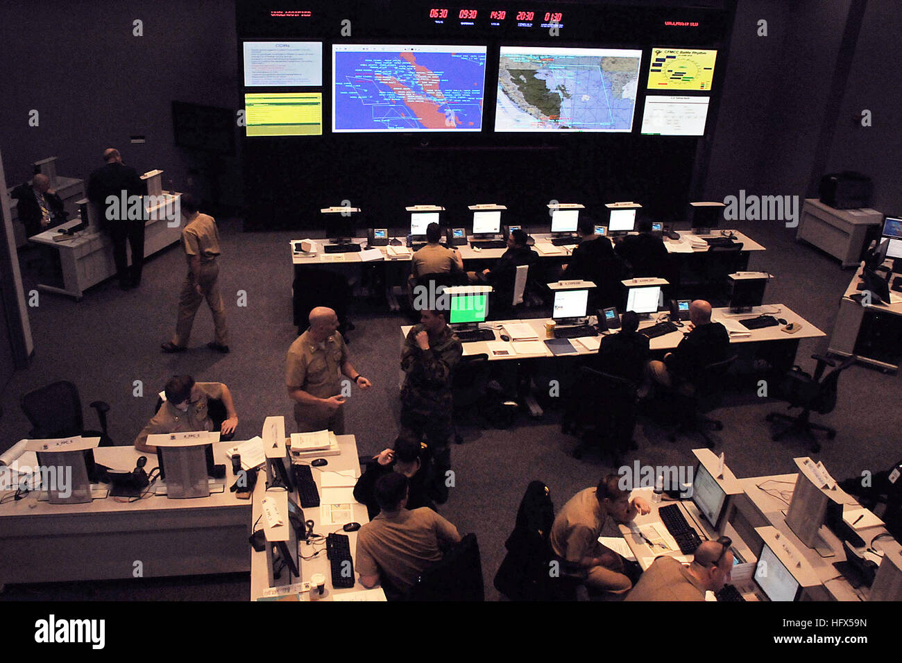 Maritime operations center Banque de photographies et d’images à haute ...