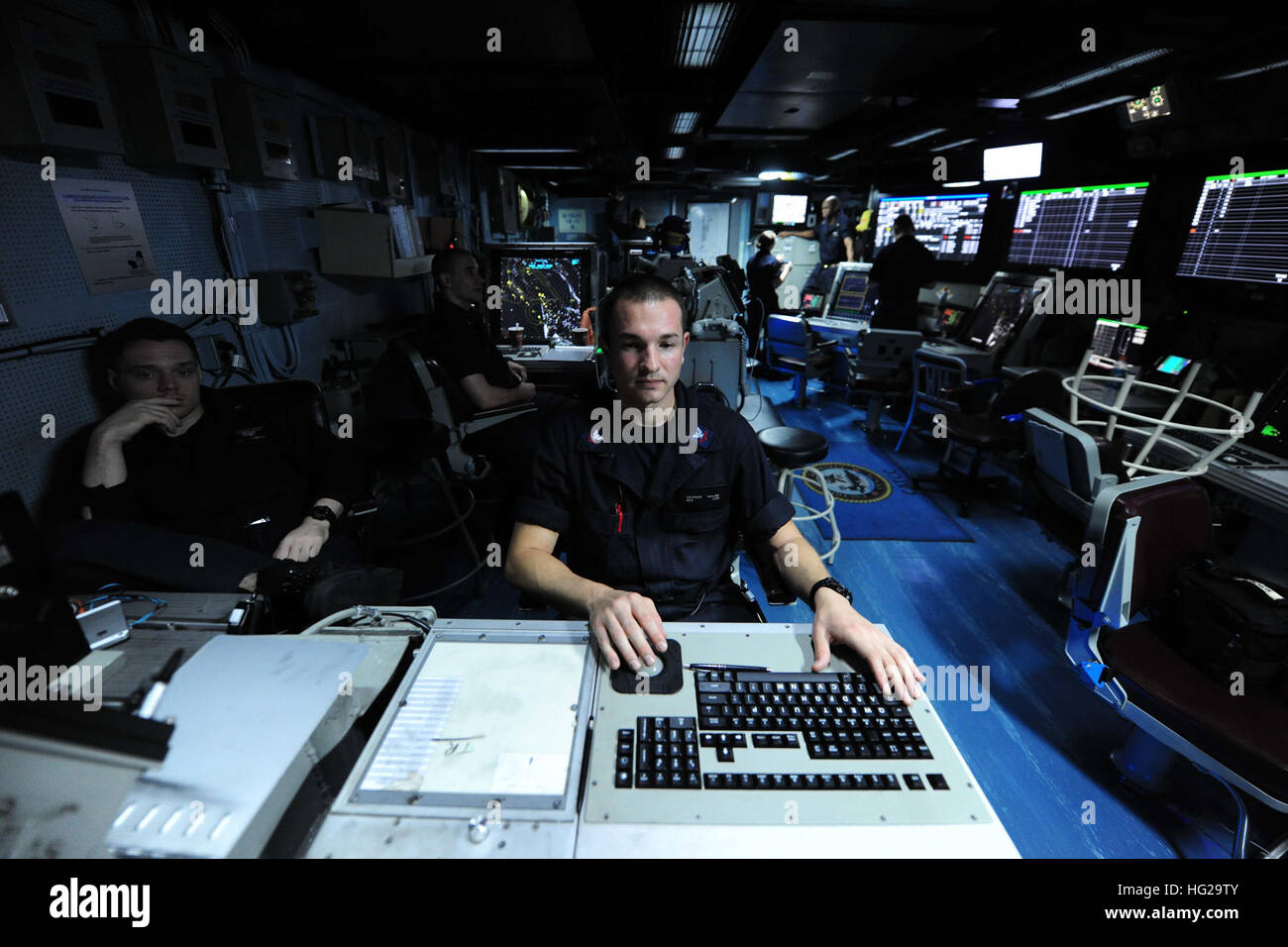 Carrier air traffic control center Banque de photographies et d’images ...