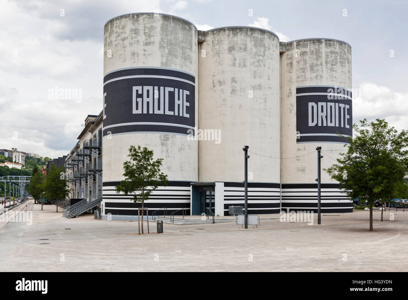 La Sucriere, l'ancien entrepôt de sucre à Port Rambaud, Lyon, France ...