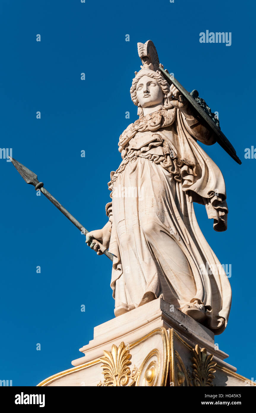 Minerva athena statue sculpture Banque de photographies et d’images à ...