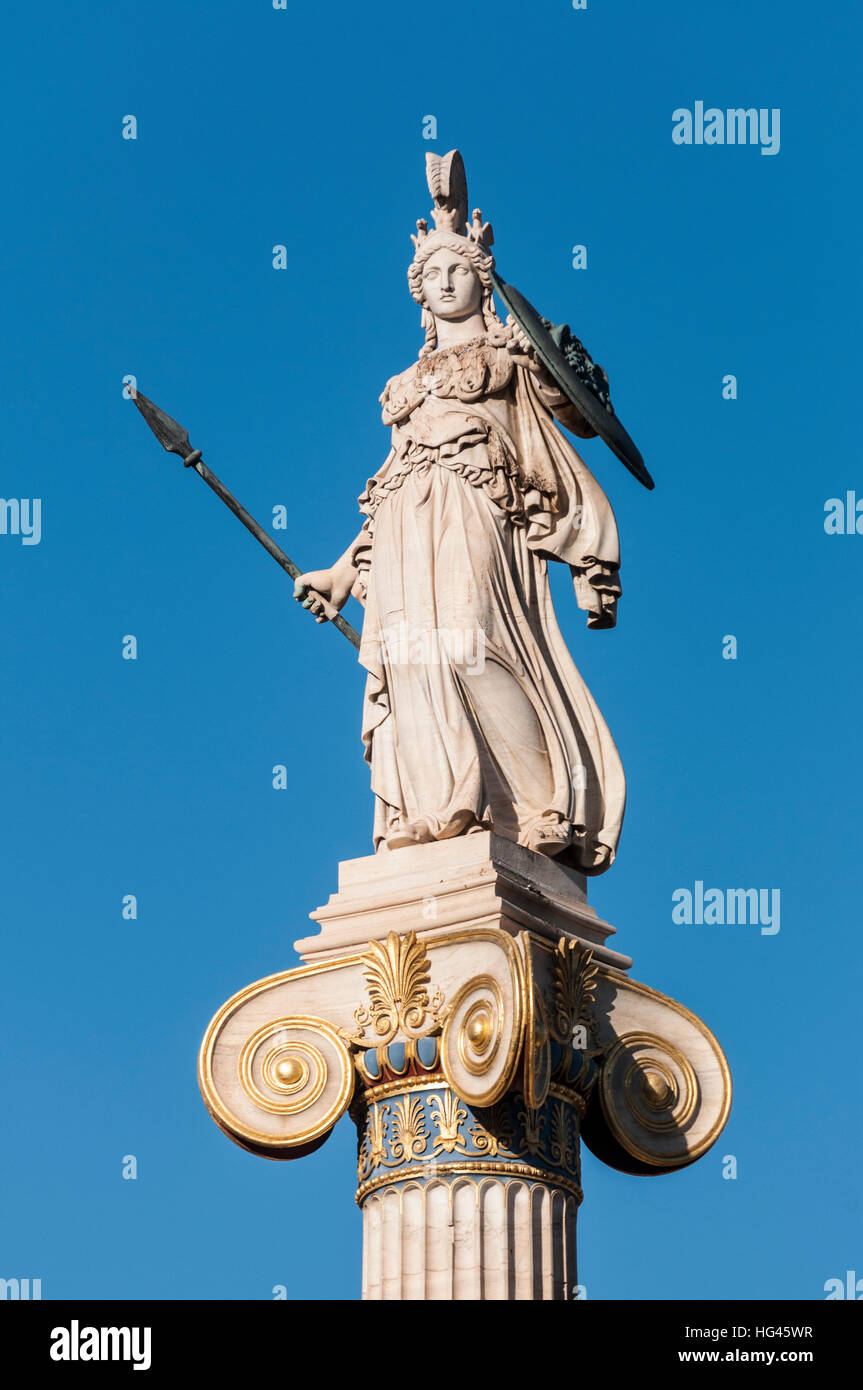 Minerva athena statue sculpture Banque de photographies et d’images à ...
