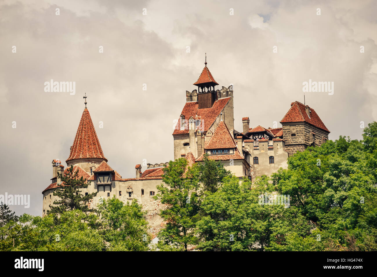 Le Château de Bran aussi connu pour le mythe de Dracula, Roumanie Photo ...
