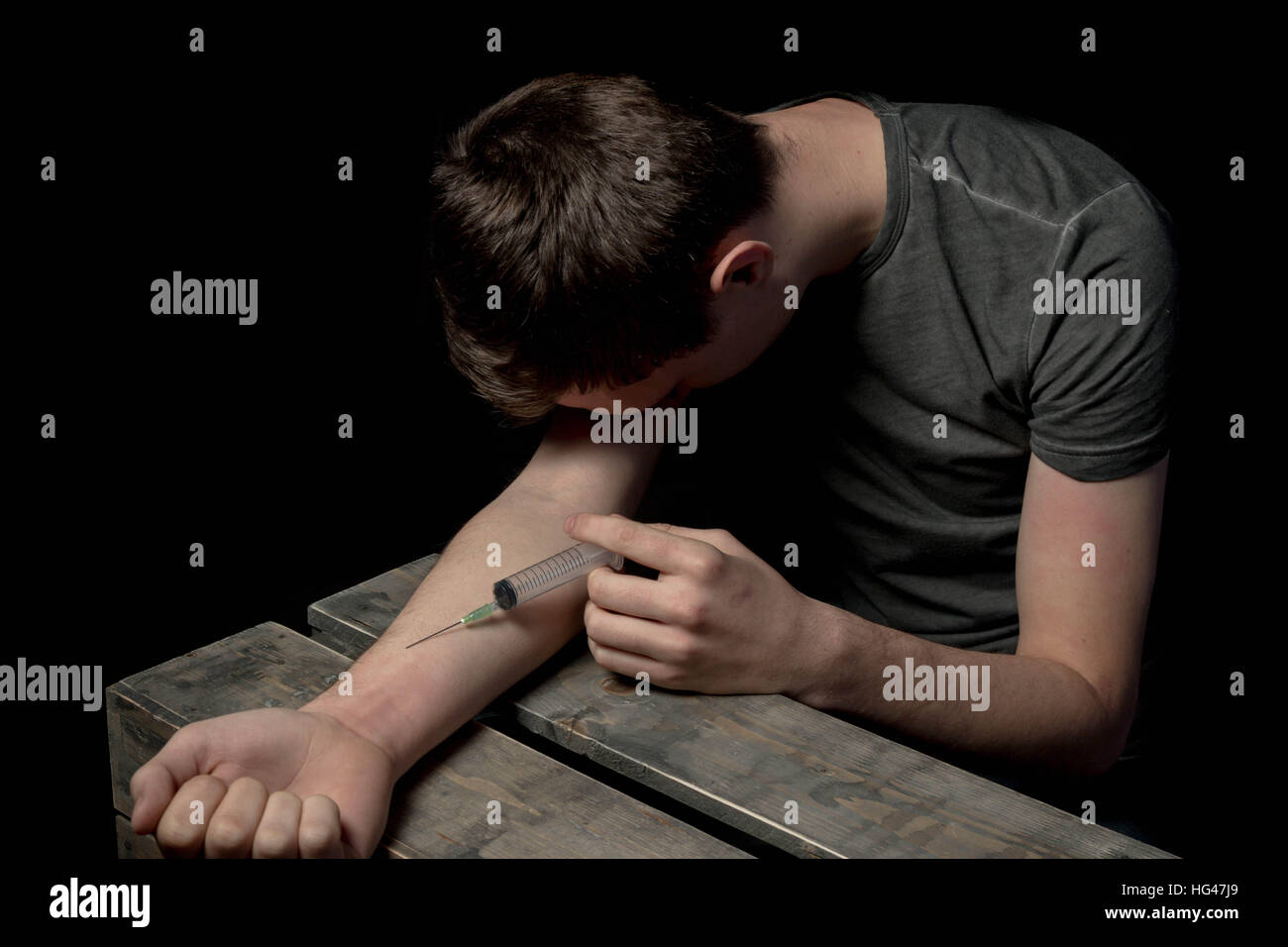 Injection de drogues Banque de photographies et d’images à haute ...
