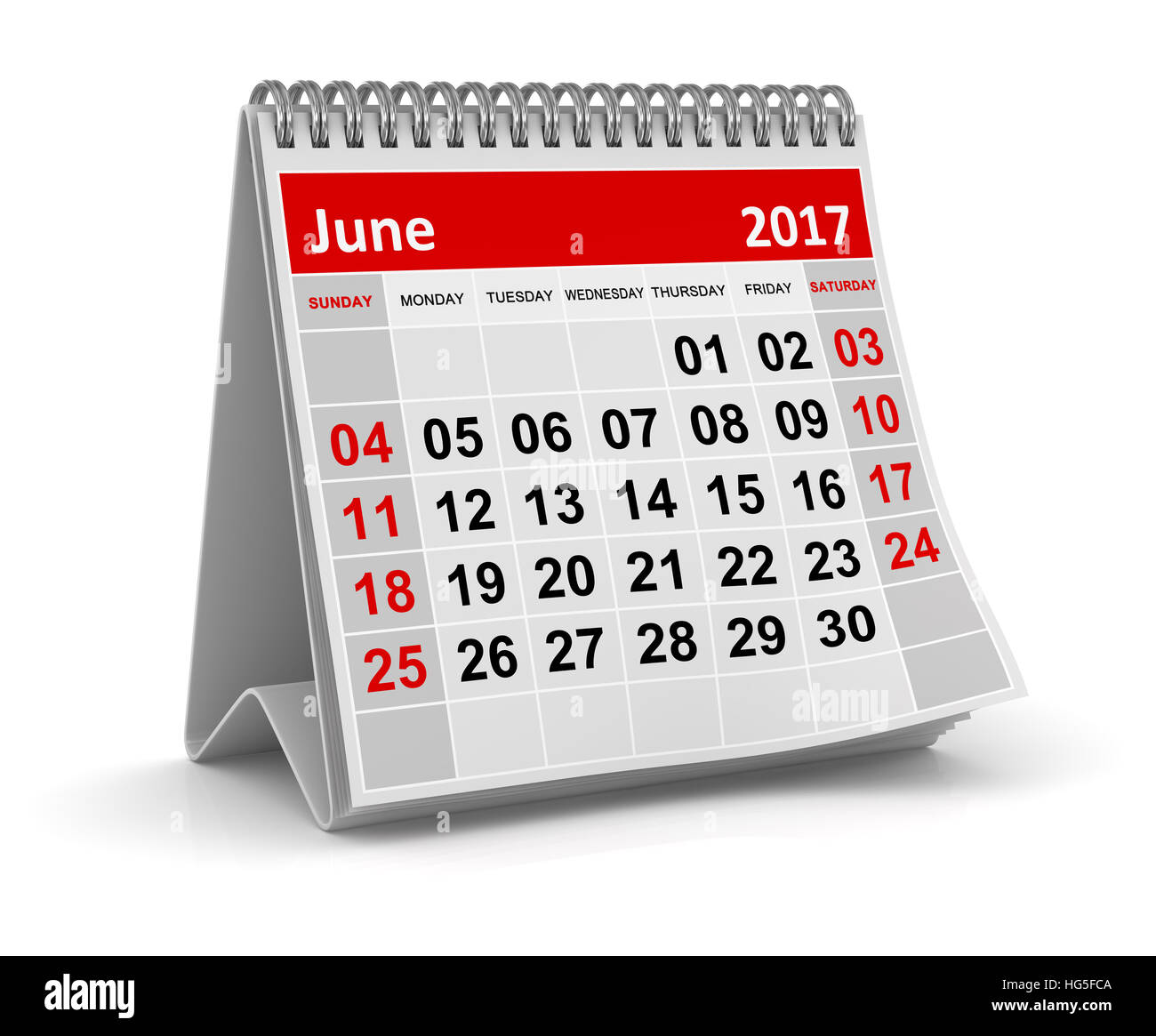 June calendar Banque de photographies et d’images à haute résolution ...