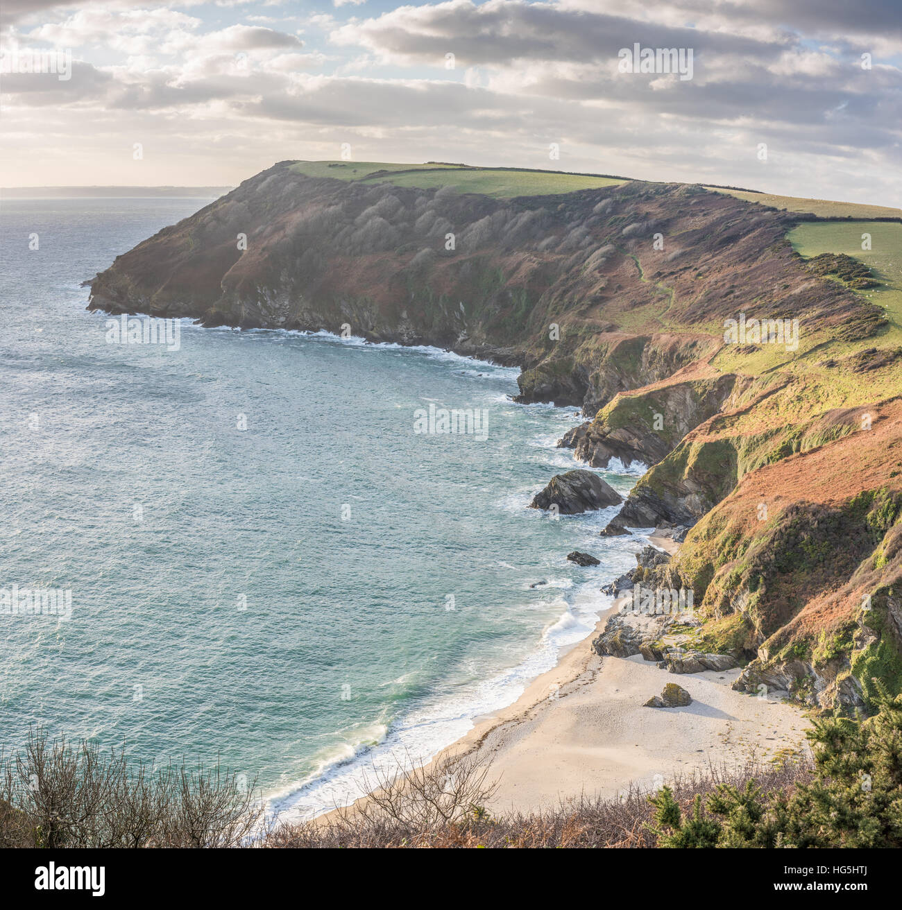 Lantic bay cornwall Banque de photographies et d’images à haute ...