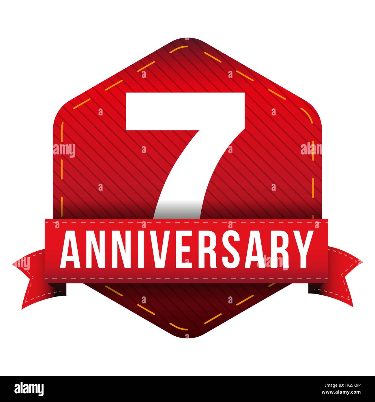 Carte invitation anniversaire 7 ans Banque de photographies et d’images ...