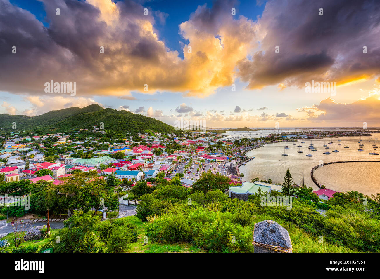 Marigot saint martin la nuit Banque de photographies et d’images à ...
