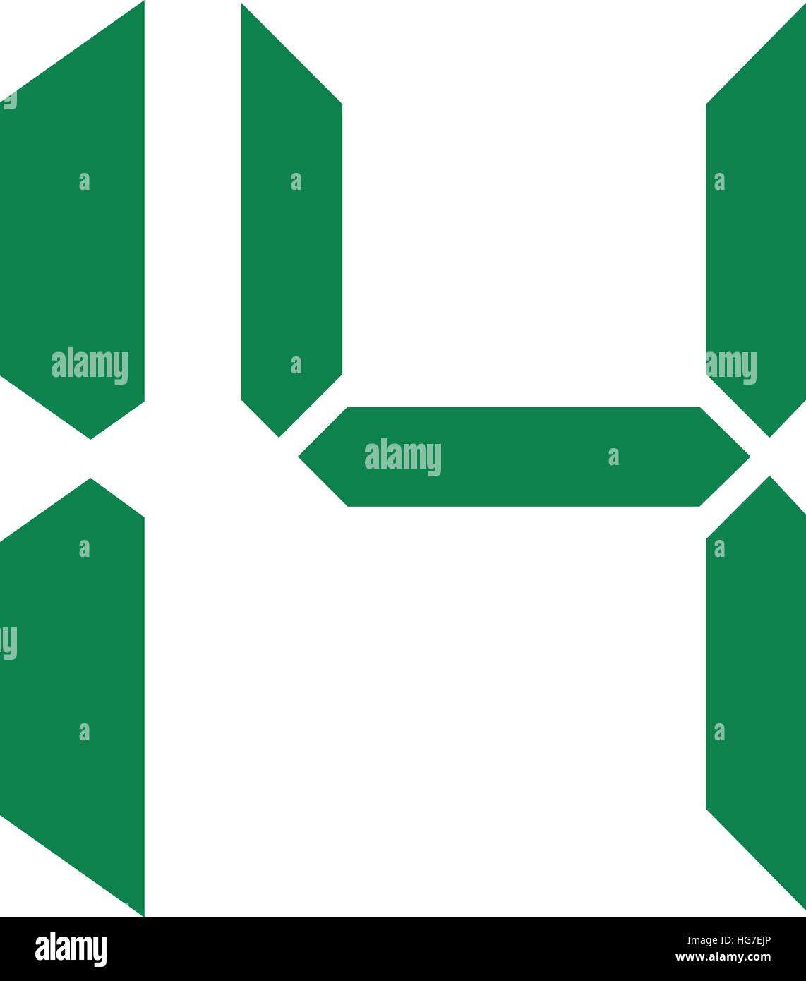 Chiffre 14 Banque d'images vectorielles - Alamy