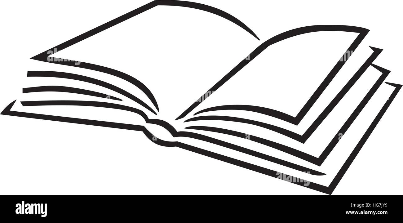 Pictogramme livre Banque d'images vectorielles - Alamy