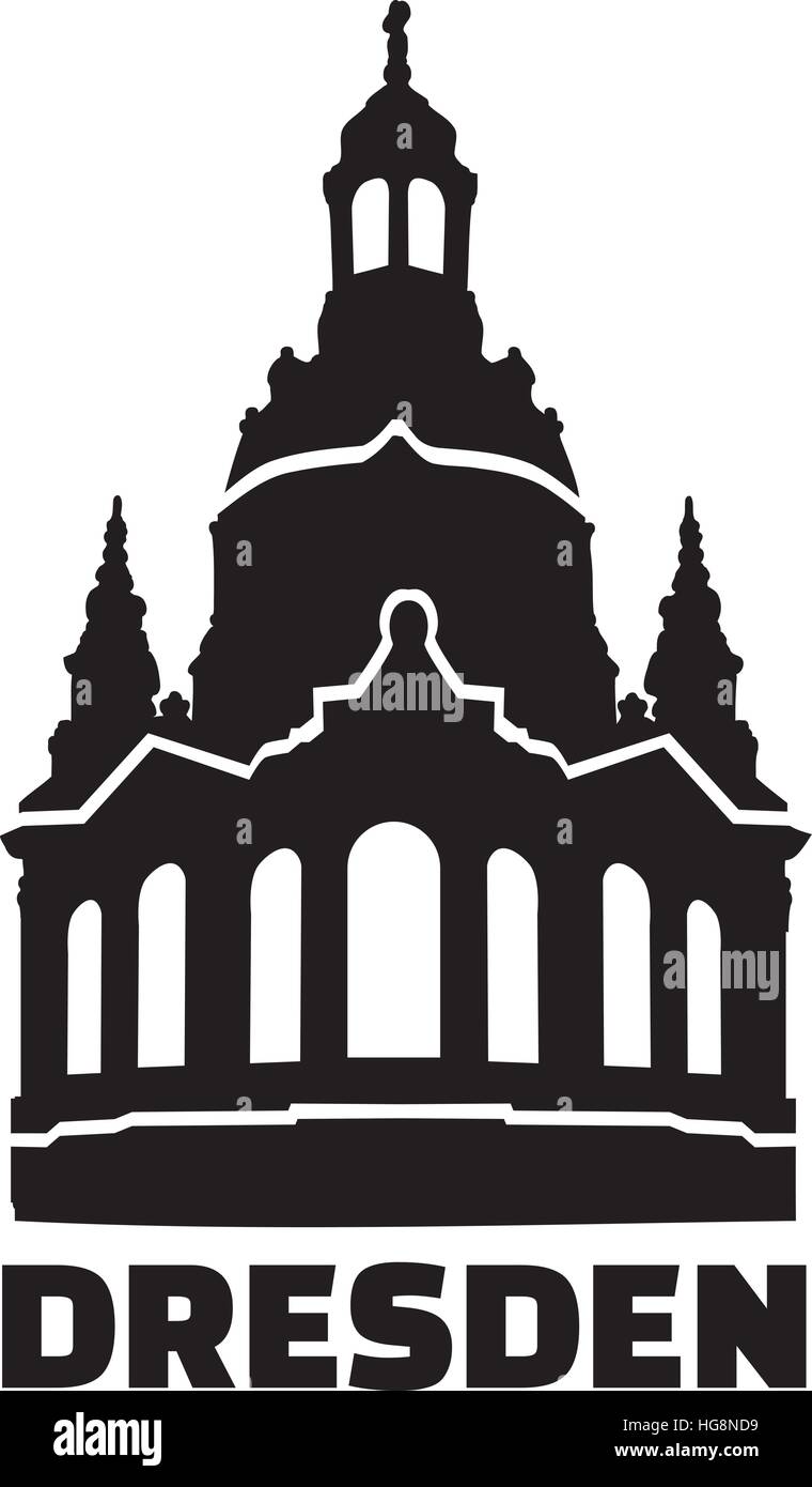 Catedral de dresden Banque d'images vectorielles - Alamy