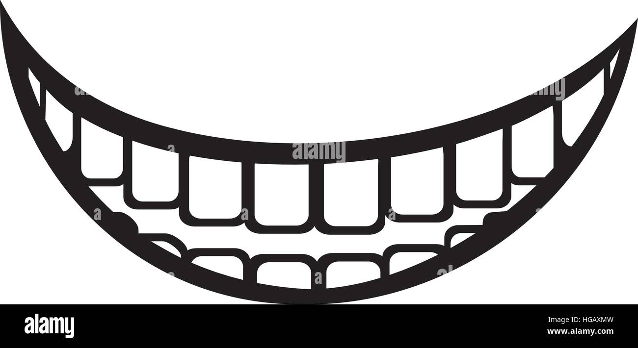 À grande bouche Banque d'images vectorielles - Alamy