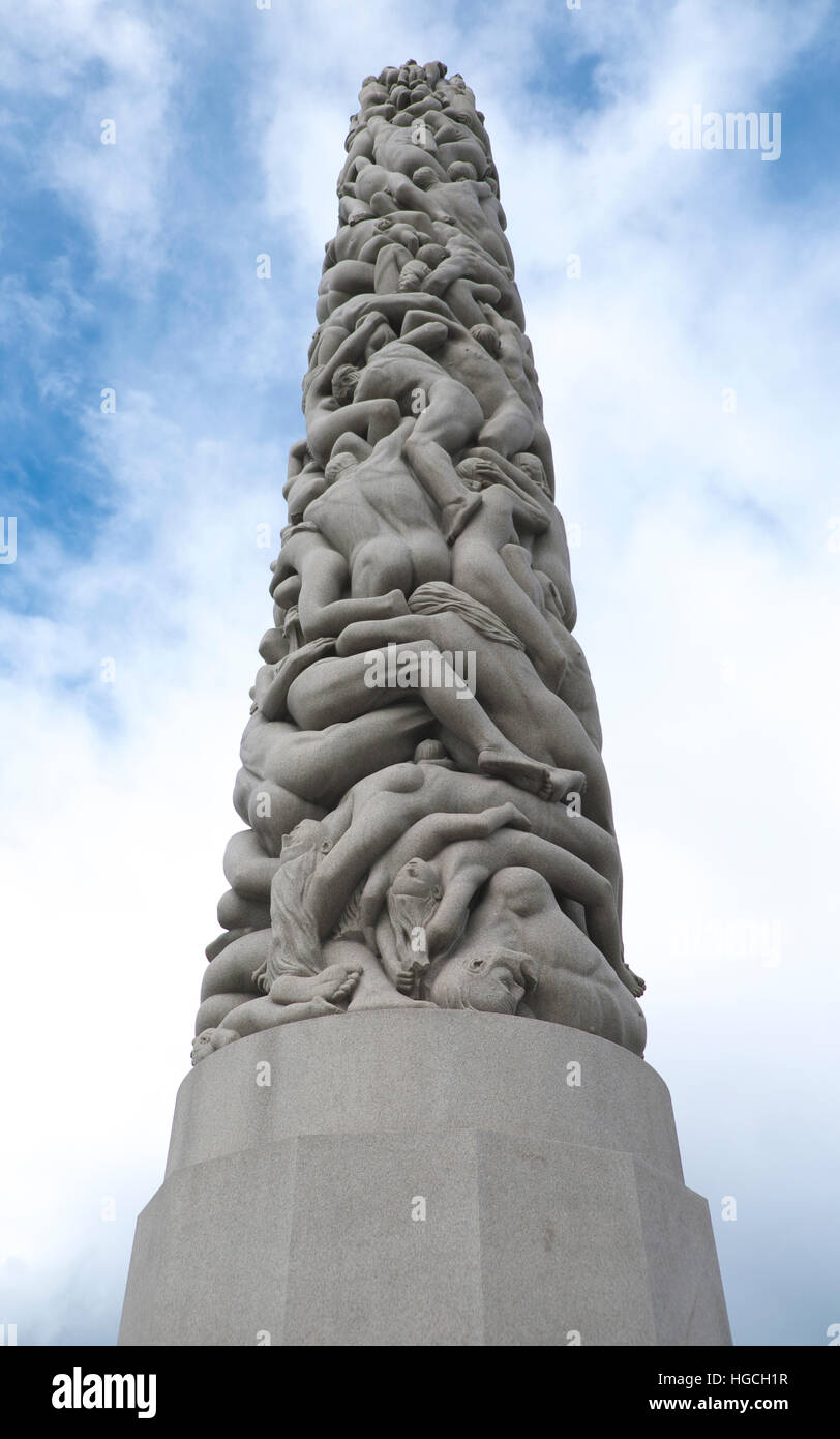 Sculpture au parc de sculptures de vigeland Banque de photographies et ...