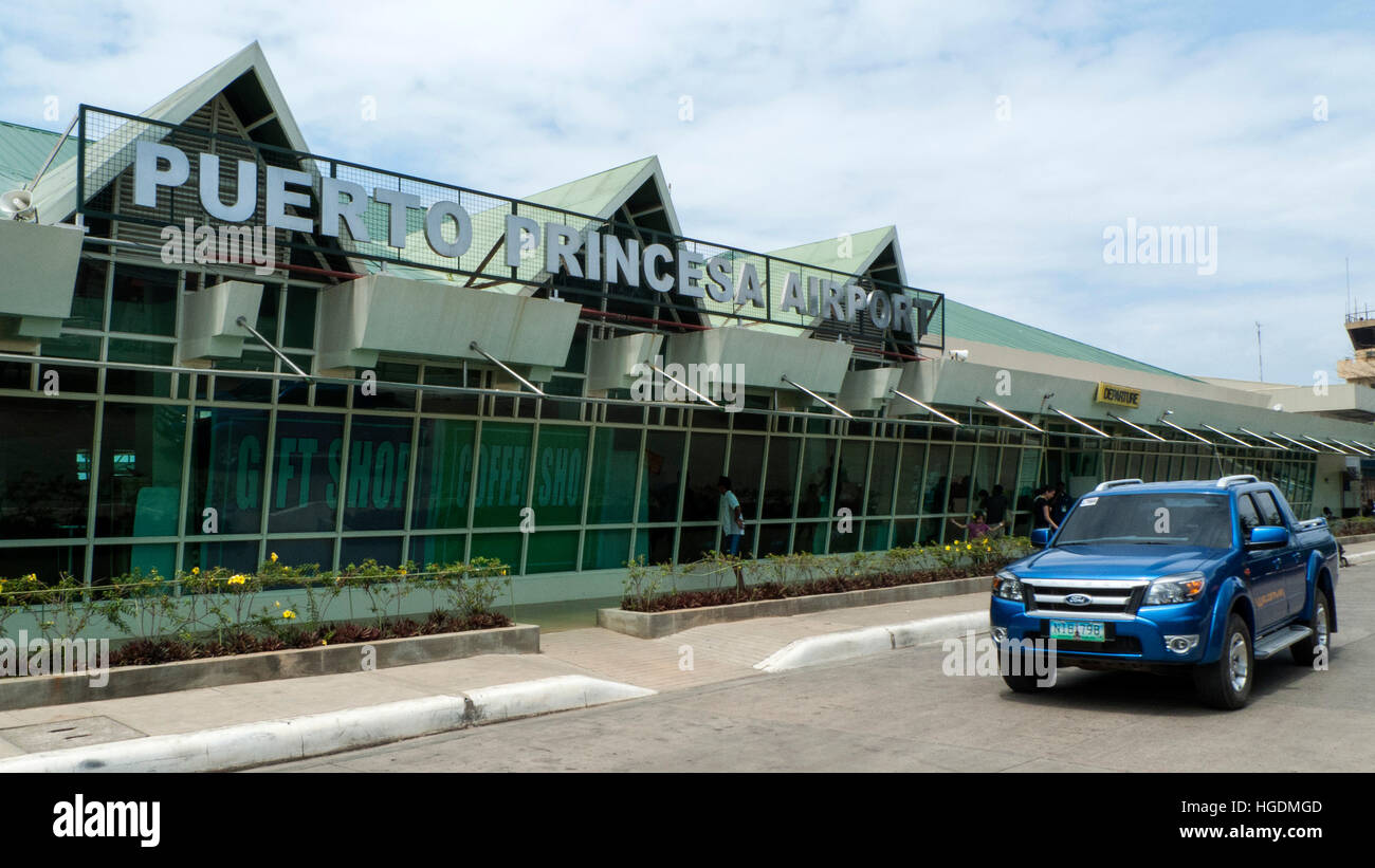 L'aéroport de Puerto Princesa Palawan Philippines Photo Stock - Alamy