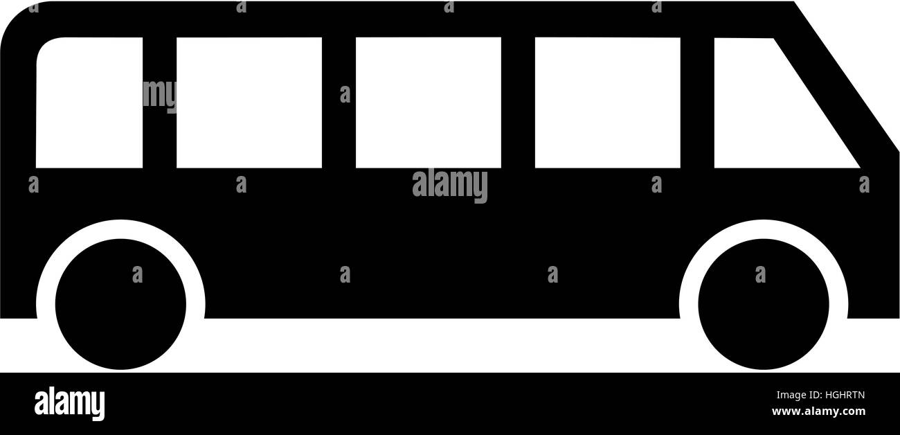 Icône de bus Photo Stock - Alamy