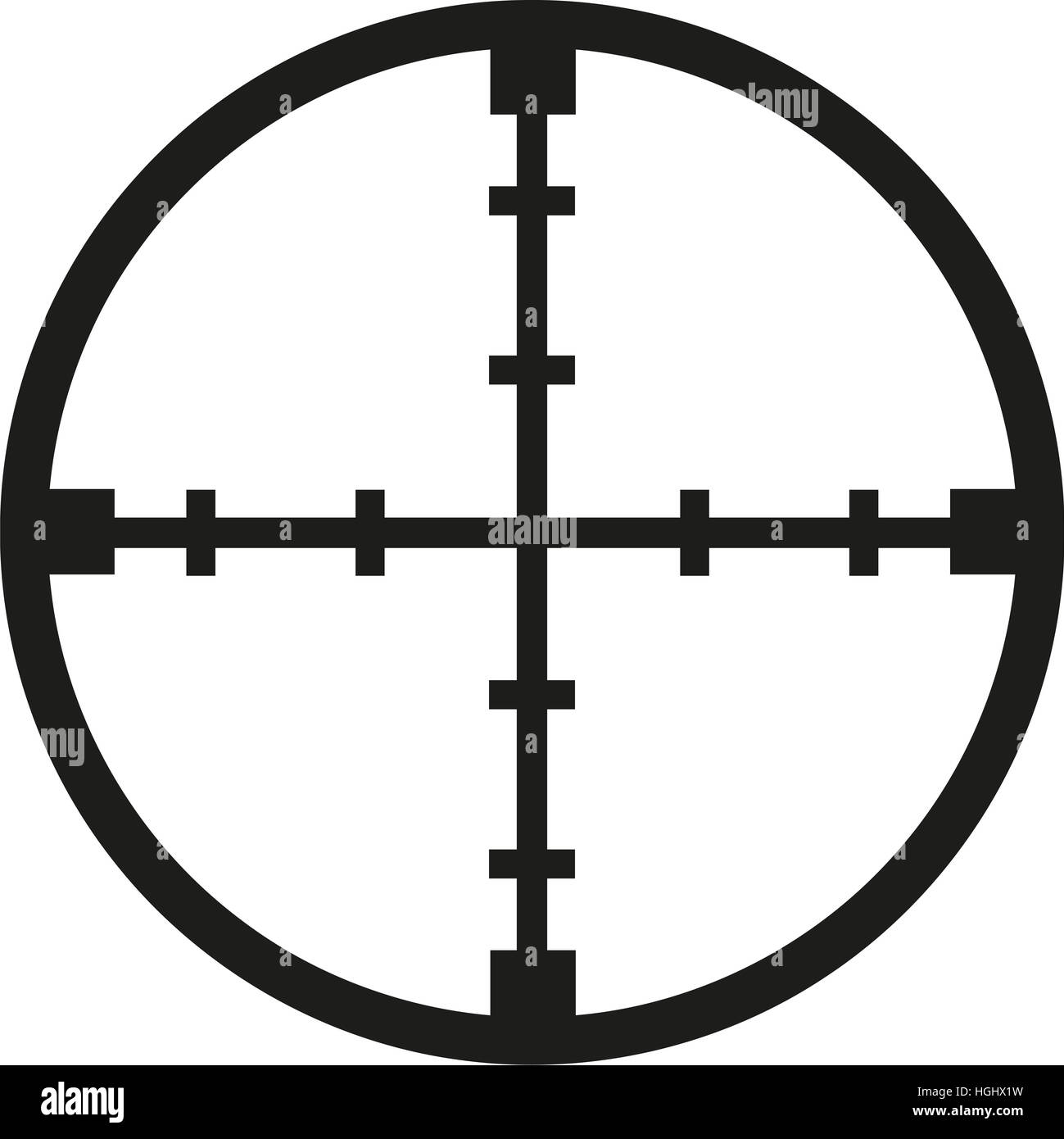 Crosshair reticle sniper Banque de photographies et d’images à haute ...