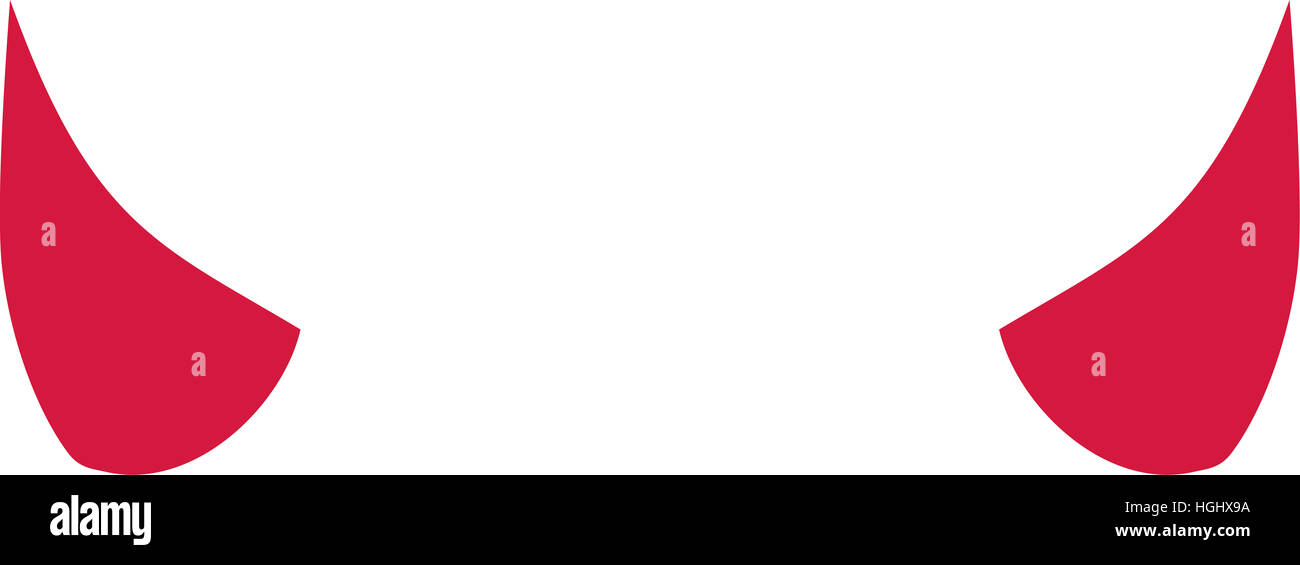 Devil horns icon Banque de photographies et d’images à haute résolution ...