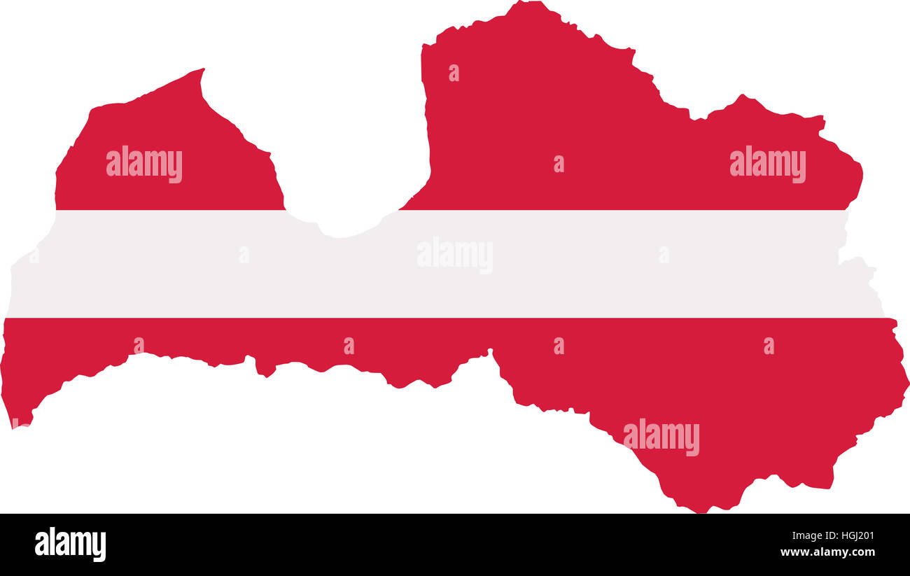 Carte du drapeau letton Banque de photographies et d’images à haute ...