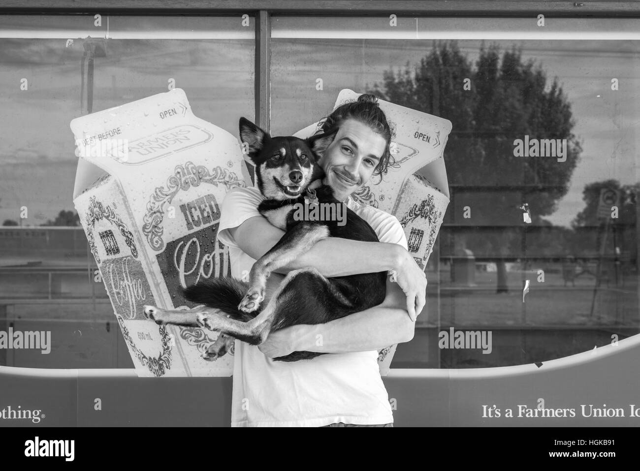 Meilleure amies Banque d'images noir et blanc - Alamy