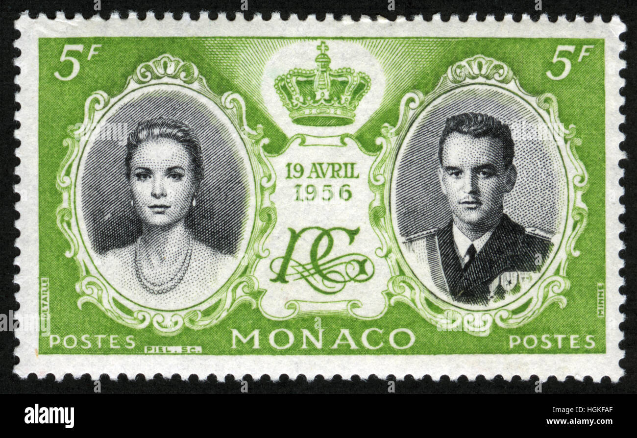 Monaco Stamp Prince Rainier Iii Banque d'image et photos - Alamy