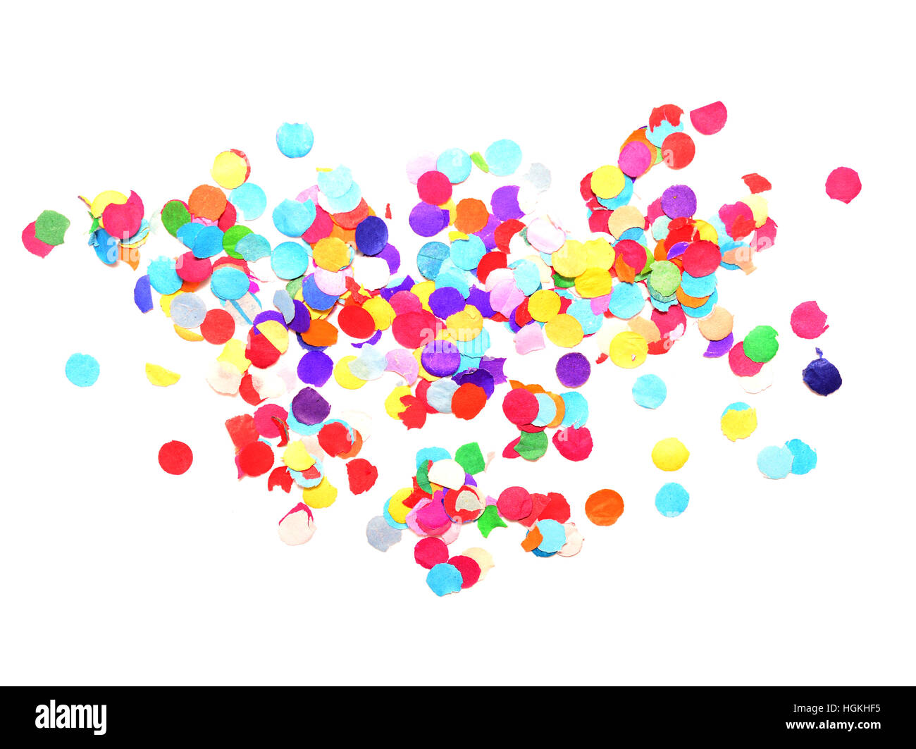 Confettie isolée Banque de photographies et d’images à haute résolution ...