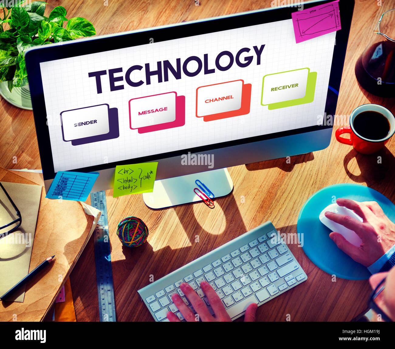 Évolution numérique technologie Innovation Concept Net Photo Stock - Alamy