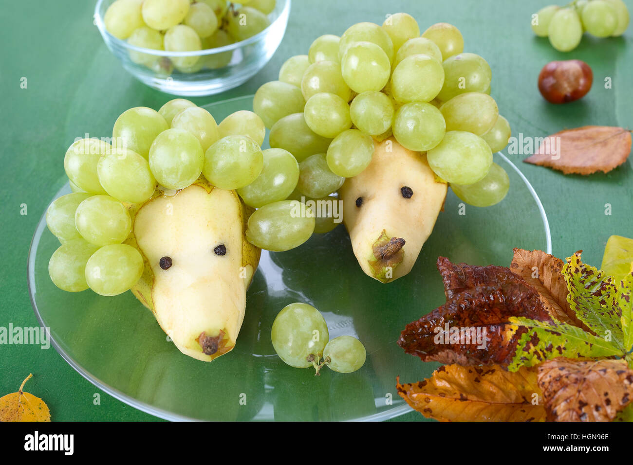Hérisson de fruits Photo Stock - Alamy