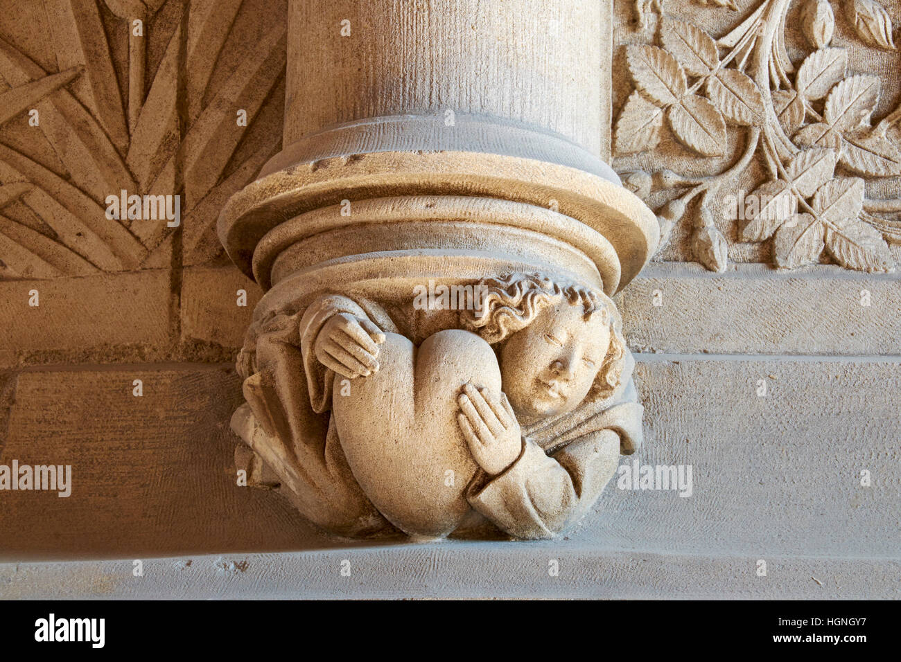La France, cher (18), Bourges, Palais Jacques Coeur, fête, la figure ...