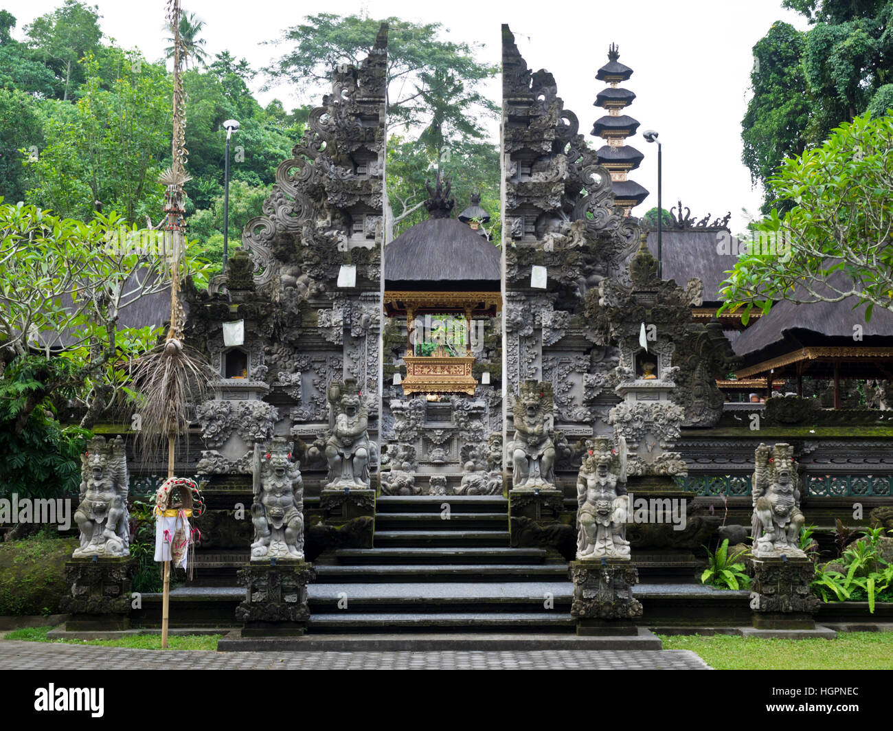 Pura Dalem Agung Padangtegal Tempel à Ubud Photo Stock Alamy