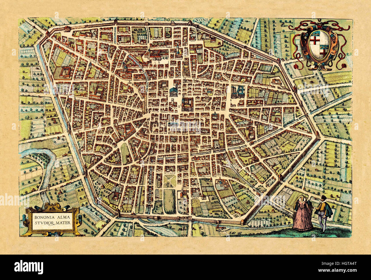 Bologna italy map Banque de photographies et d’images à haute ...