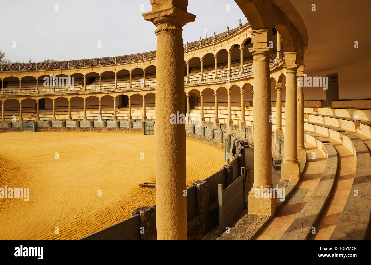 Arènes, Ronda, province de Malaga, Andalousie, Espagne Photo Stock - Alamy