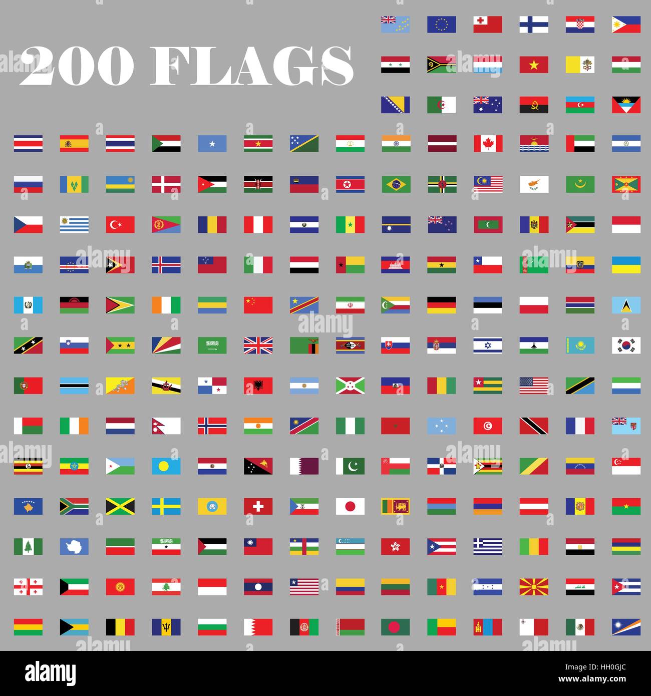 Collage De Tous Les Drapeaux Du Monde 💙🤍 En Juin, On Voit Le