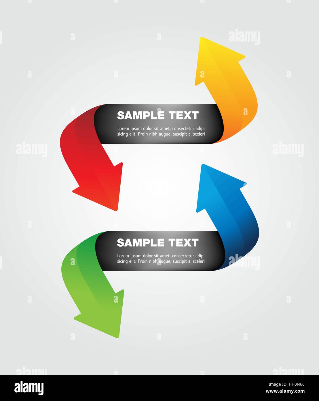 Flèches directionnelles Banque d'images vectorielles - Alamy