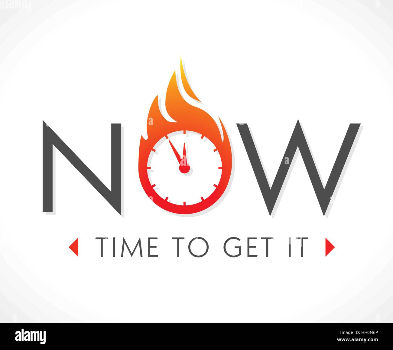 Logo du temps Banque d'images vectorielles - Alamy