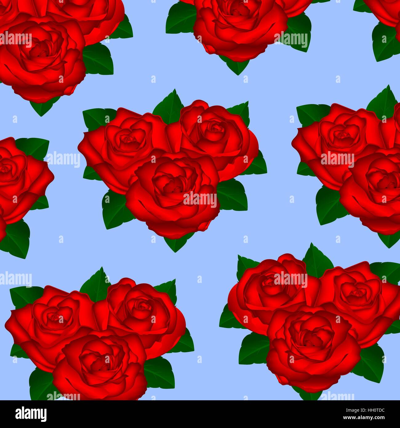 Fond d'écran roses rouges sur fond blanc avec des feuilles Image ...