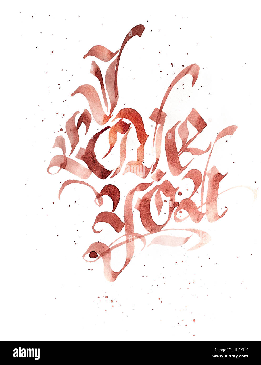 Calligraphie de i Banque de photographies et d’images à haute ...