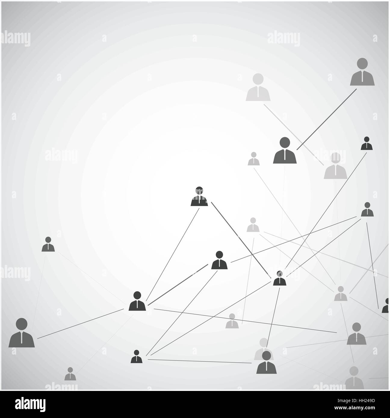 Réseau humain Banque d'images vectorielles - Alamy