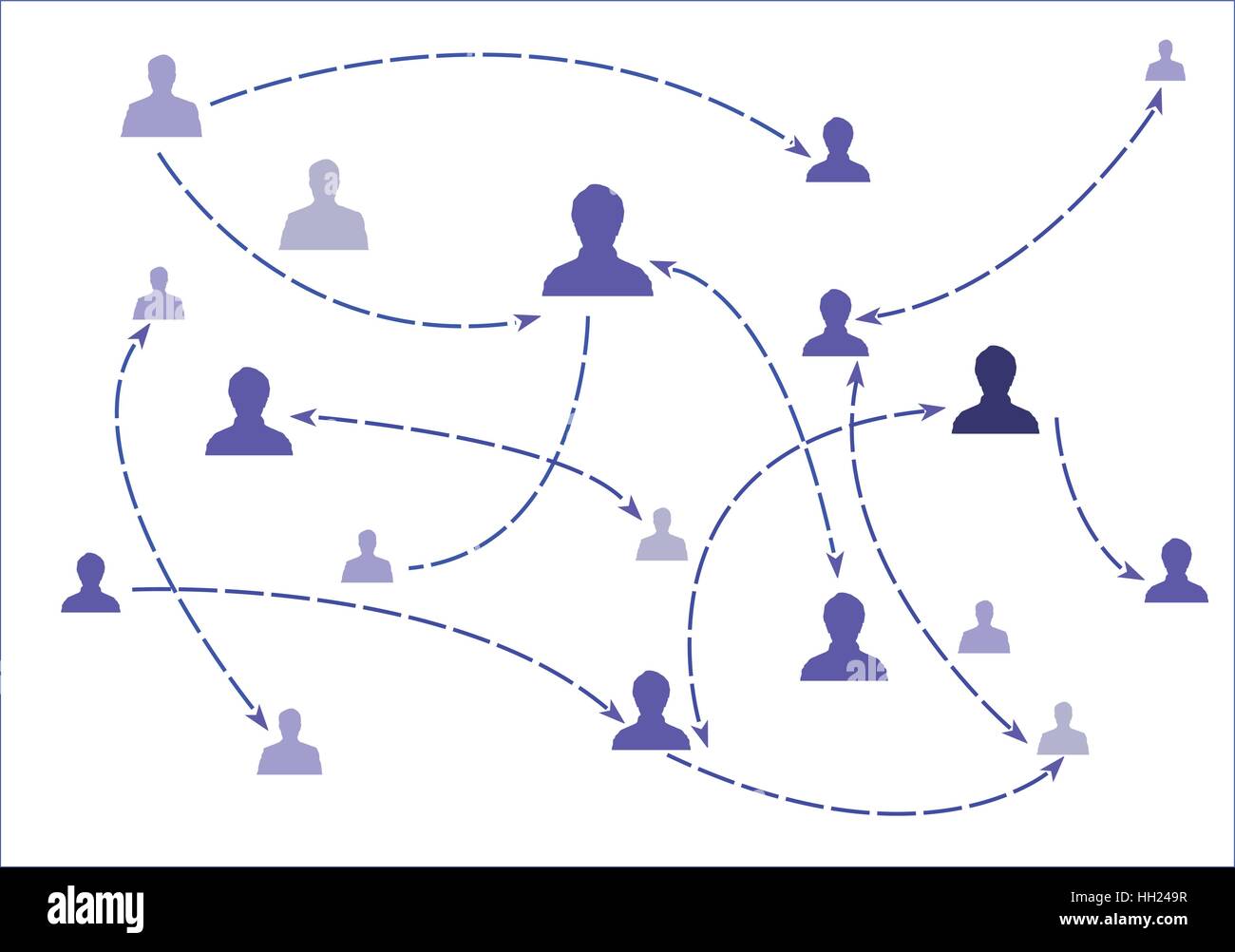 Le lien humain Banque d'images vectorielles - Alamy