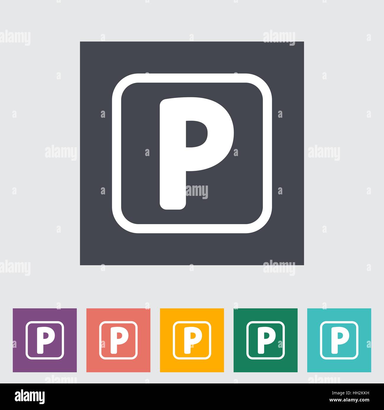 Symbole d'un parking. Vector illustration Image Vectorielle Stock - Alamy