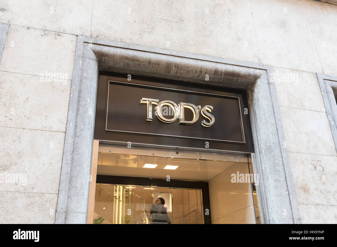 Tods logo Banque de photographies et d’images à haute résolution - Alamy