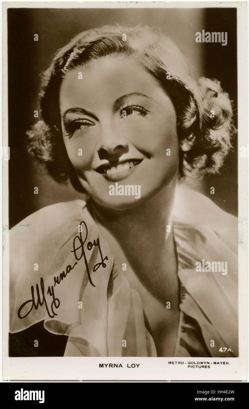 Myrna loy Banque de photographies et d’images à haute résolution - Alamy