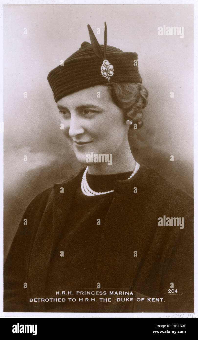 With princess marina of greece and denmark Banque de photographies et d ...
