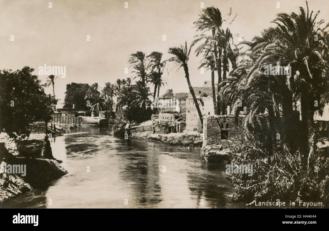 Al fayoum in the fayoum oasis Banque de photographies et d’images à ...