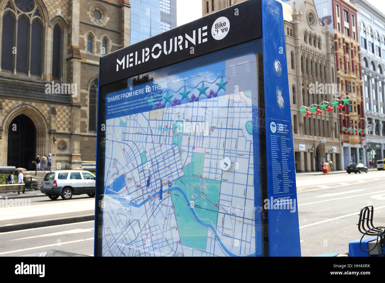 Melbourne map Banque de photographies et d’images à haute résolution ...