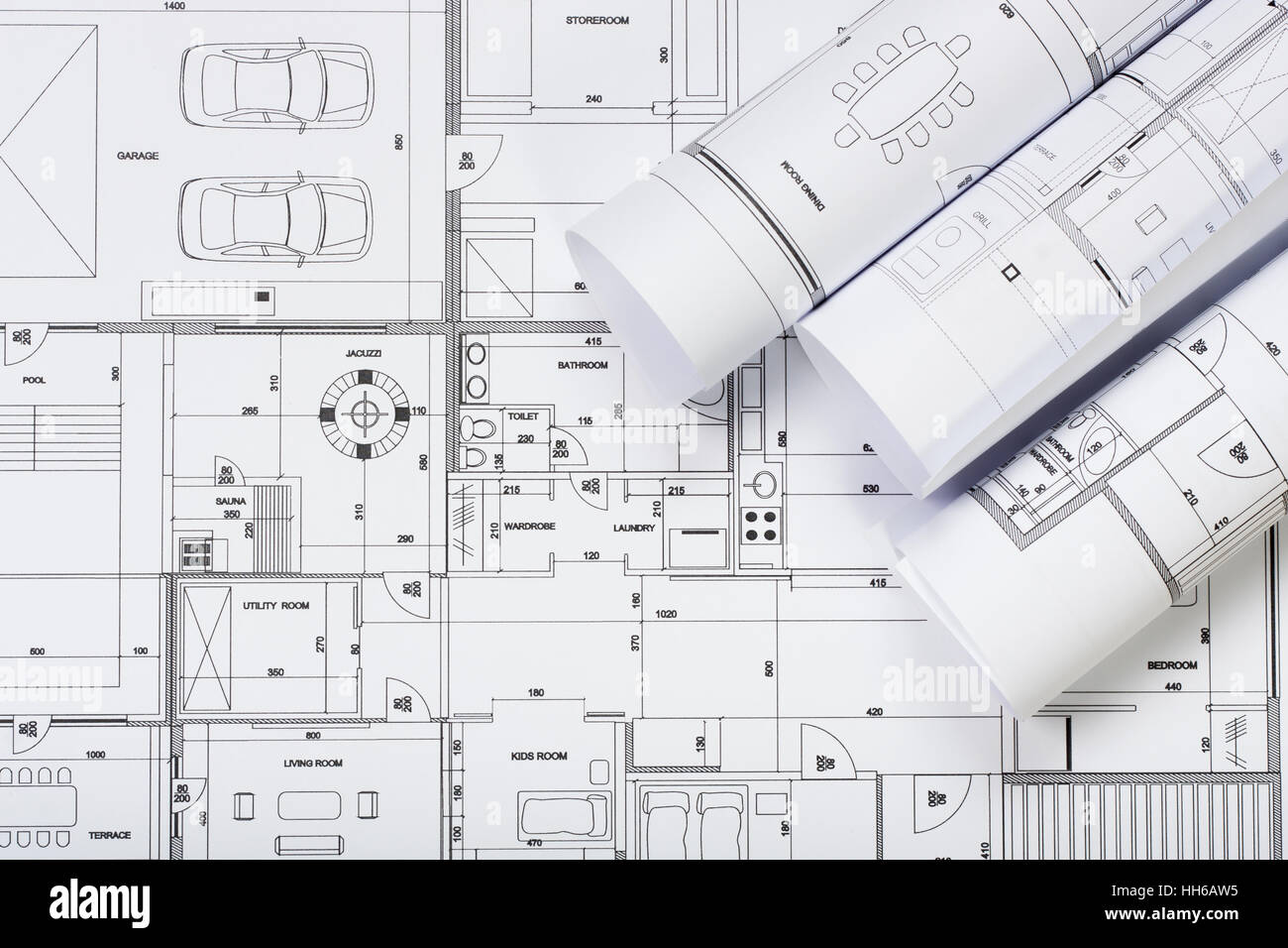 Plans architecturaux Banque de photographies et d’images à haute ...