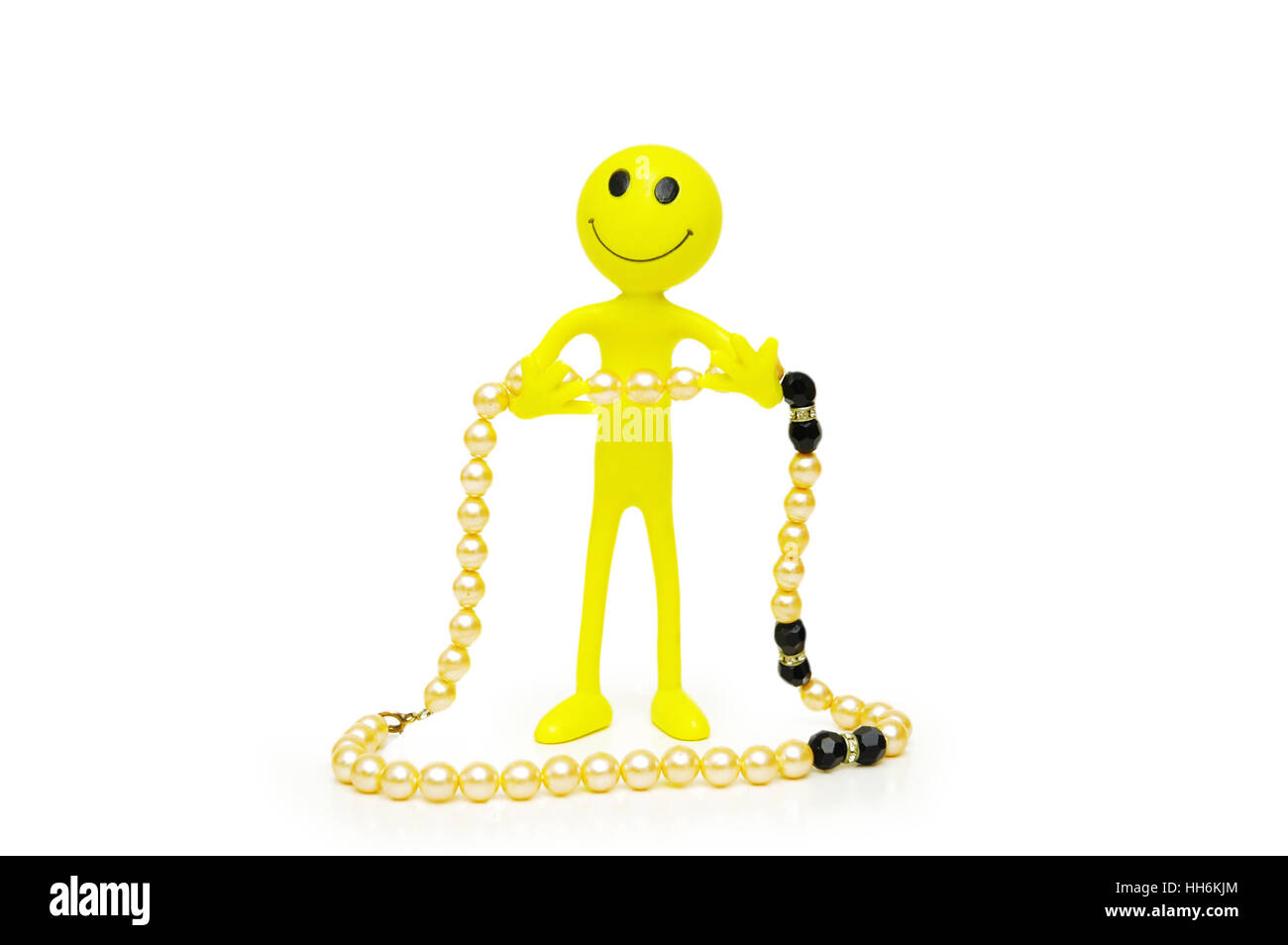 Emoticon smiley stone Banque d'images détourées - Alamy