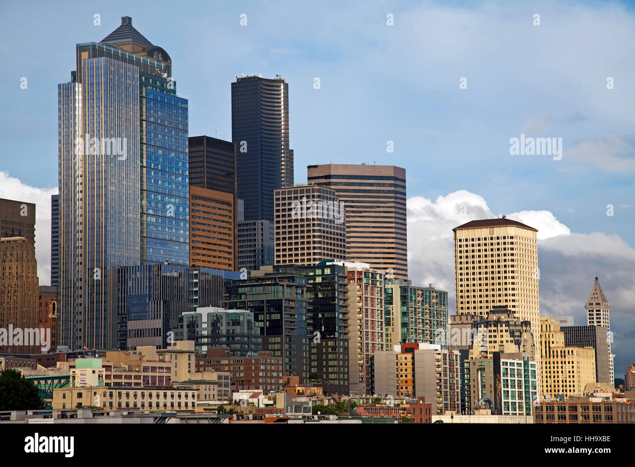 La cité, la ville, l'Amérique, Skyline, le style de la construction, de ...