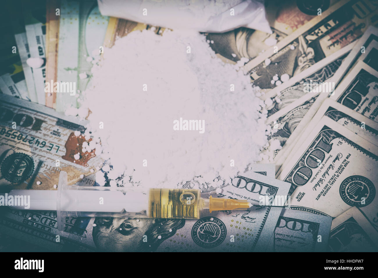 Drogue toxicomane à l'héroïne Banque de photographies et d’images à ...