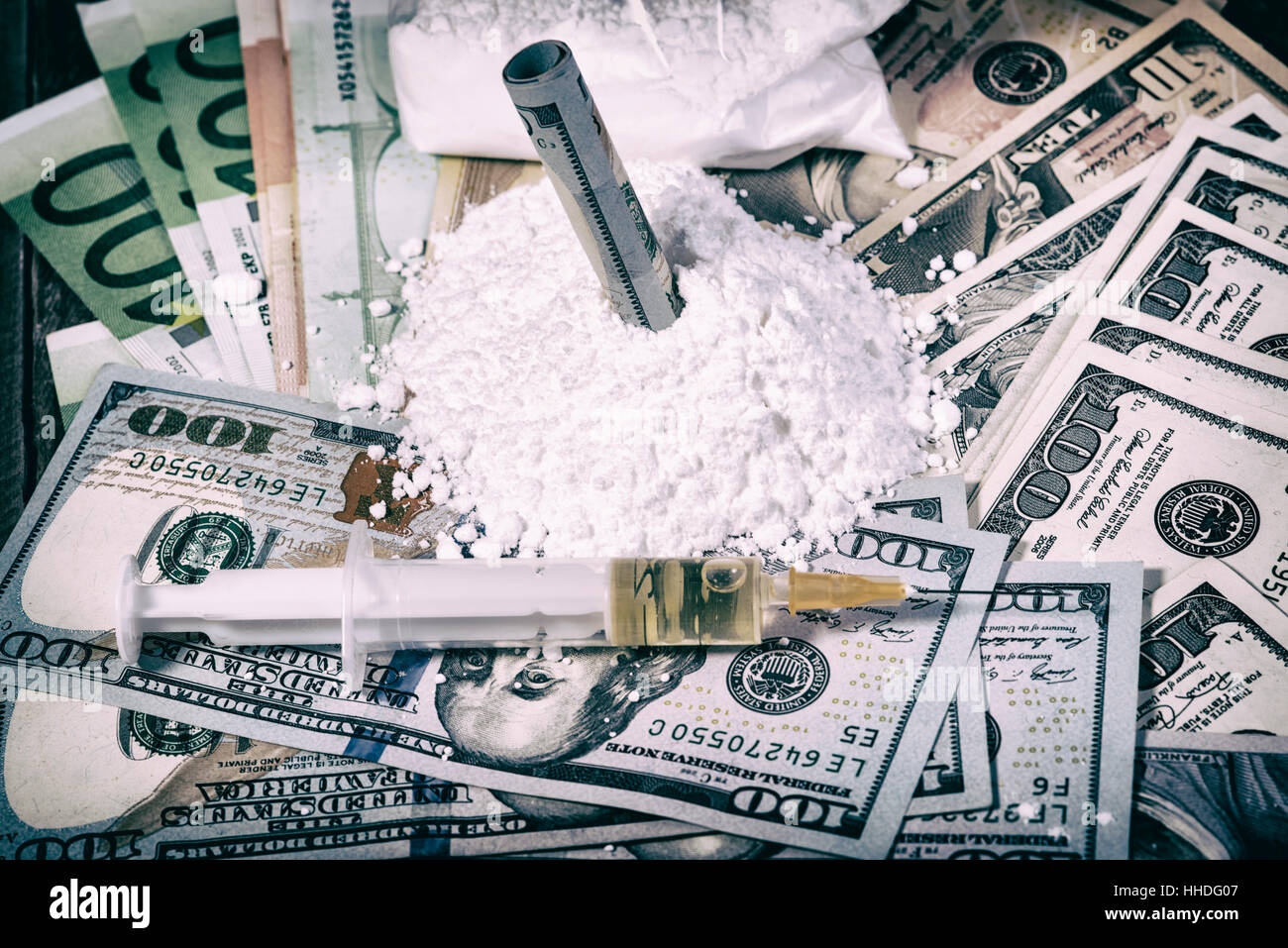 Drogue toxicomane à l'héroïne Banque de photographies et d’images à ...